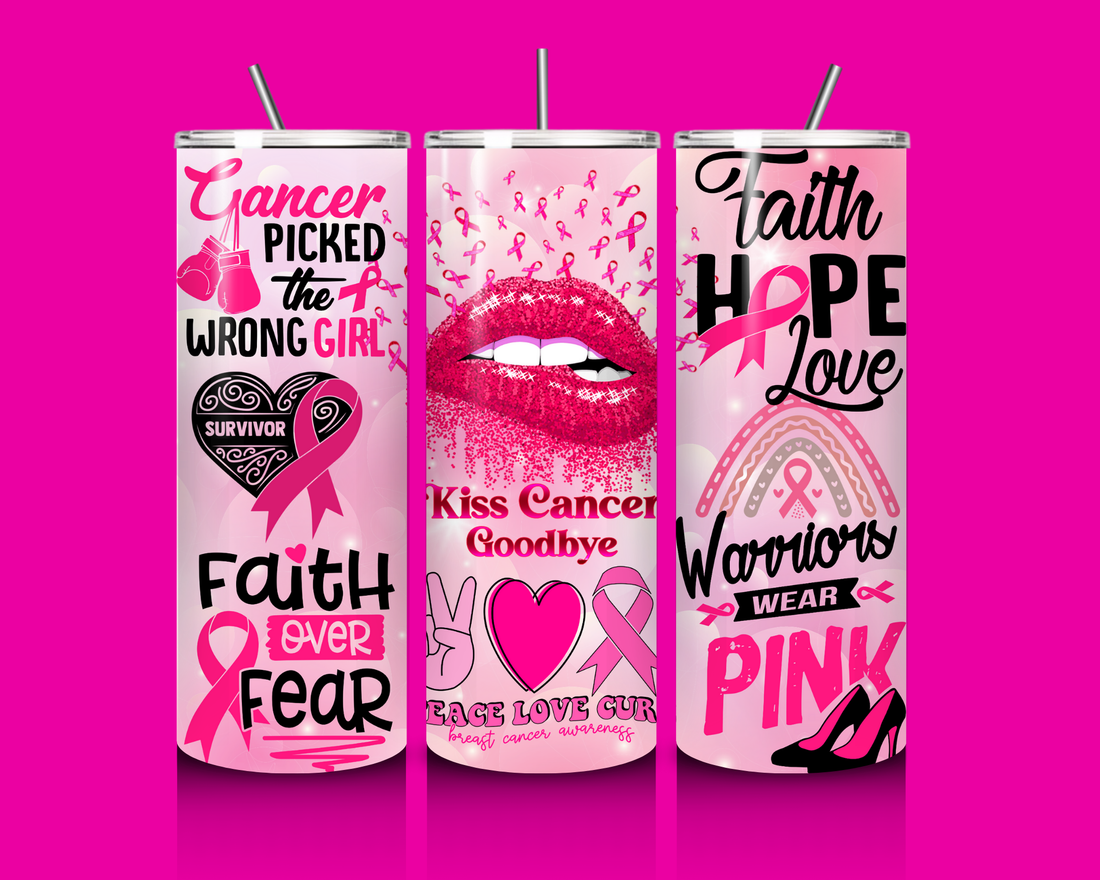 "Kiss Cancer Goodbye" - Tumbler – All Amazing Things